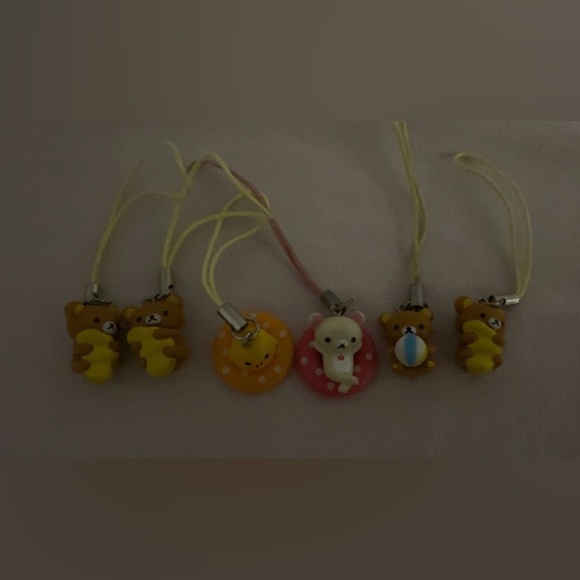 Sanrio | Other | Rilakkuma 6 Charms | Poshmark